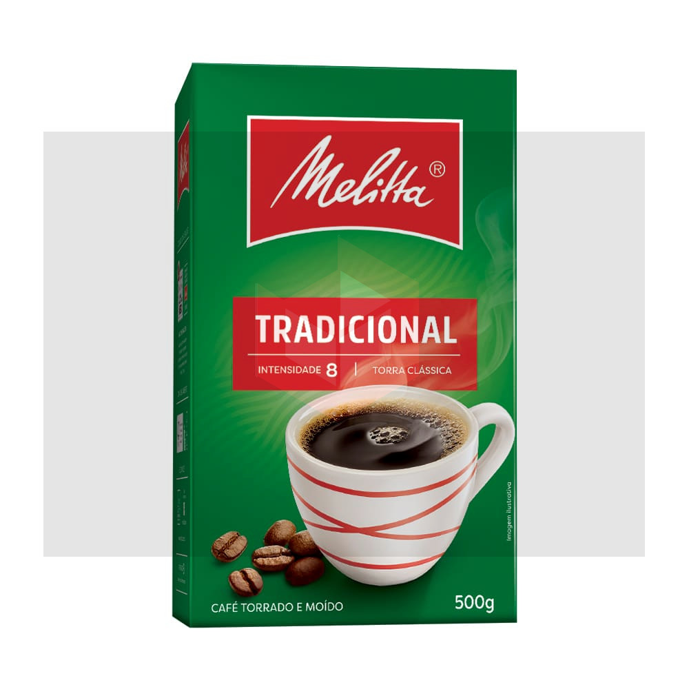 Café Tradicional Torrado e Moído Melitta 500g | Concorde