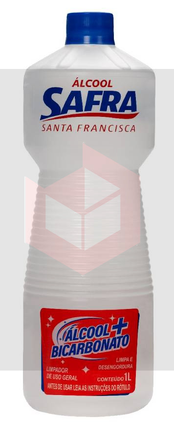 Álcool Líquido com Bicarbonato Safra - 12x1L