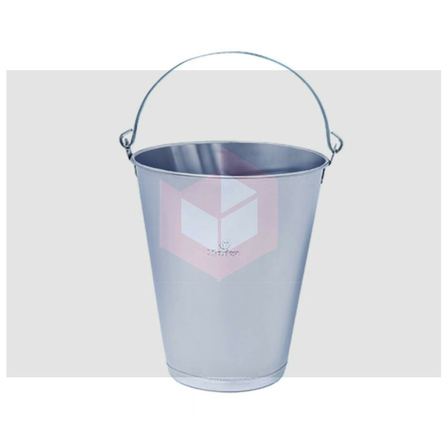 Balde graduado aço inox redondo Metalosa 20l 1056