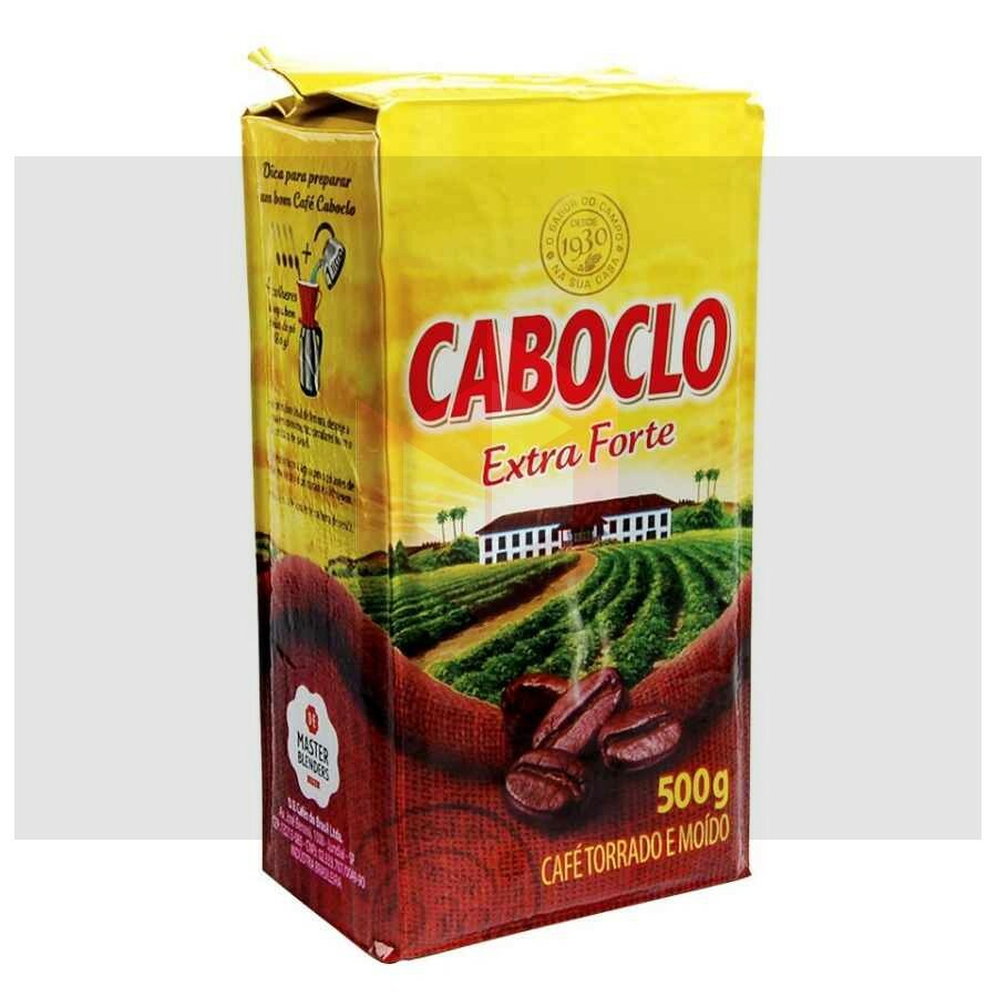Café Extra Forte Torrado Moído Vácuo Caboclo 500g