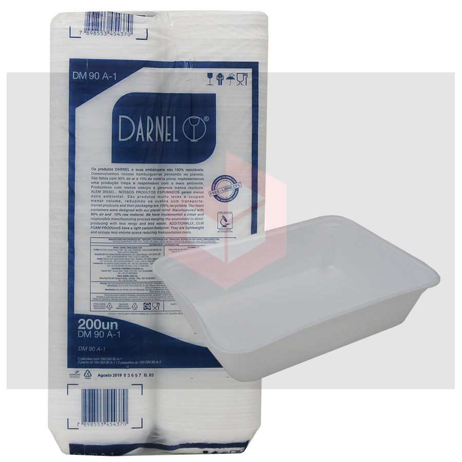 Pote termico sem tampa DM90A1 1000ml Darnel c/200un