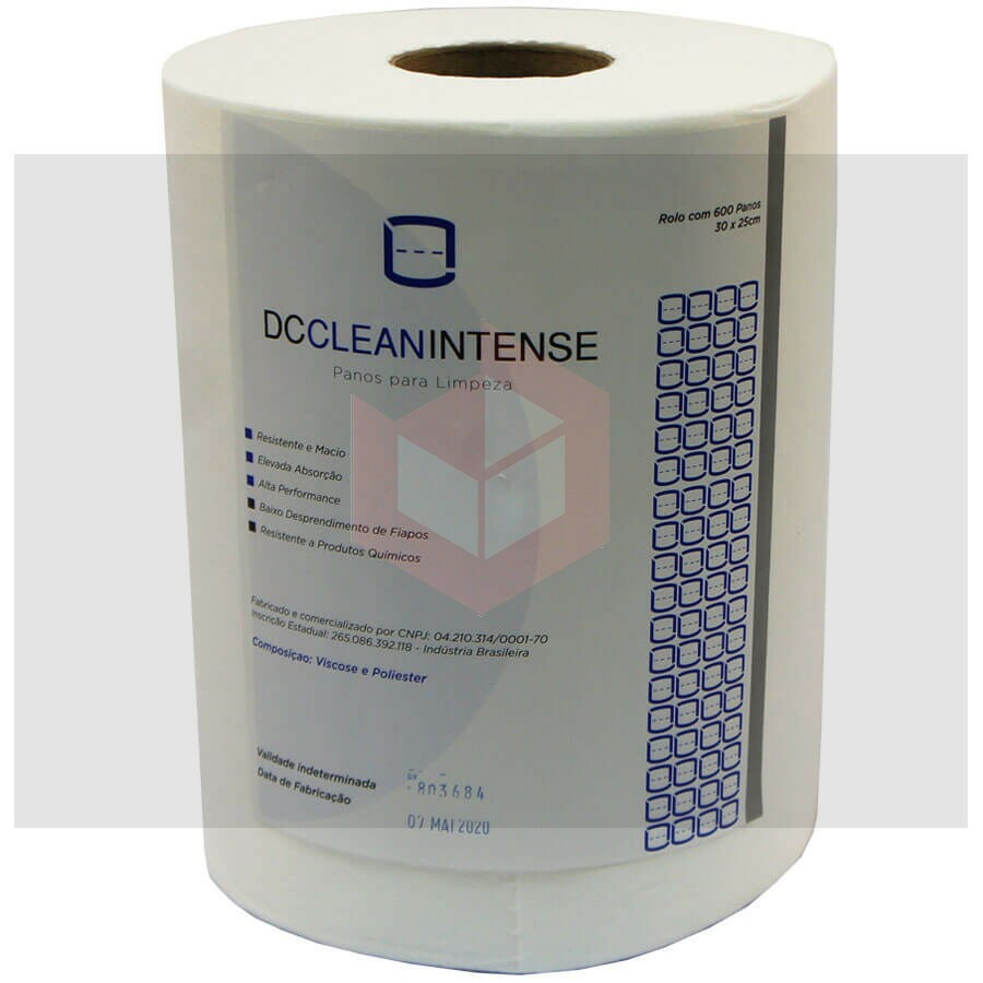 Wipes Dc Clean Intense 50 30x25cm C/600un | Concorde