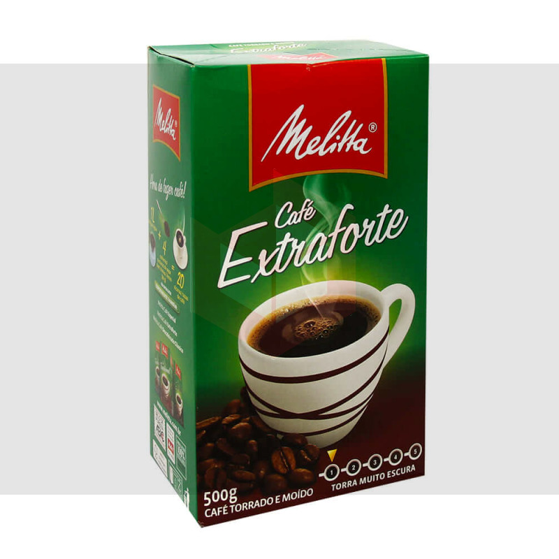 Café Extra Forte Melitta 500g Torrado e Moído a Vácuo