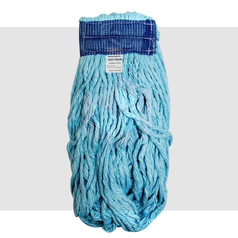 Mop Água Azul Bralimpia 300g - Refil de Alta Qualidade