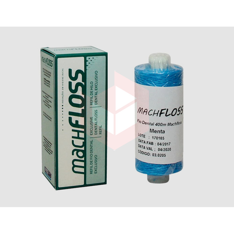 Fio dental Machfloss c/400m | Confira na Concorde