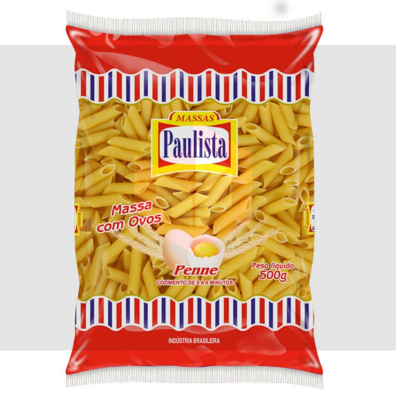 Macarrão Penne Com Ovos Paulista 500g | Concorde
