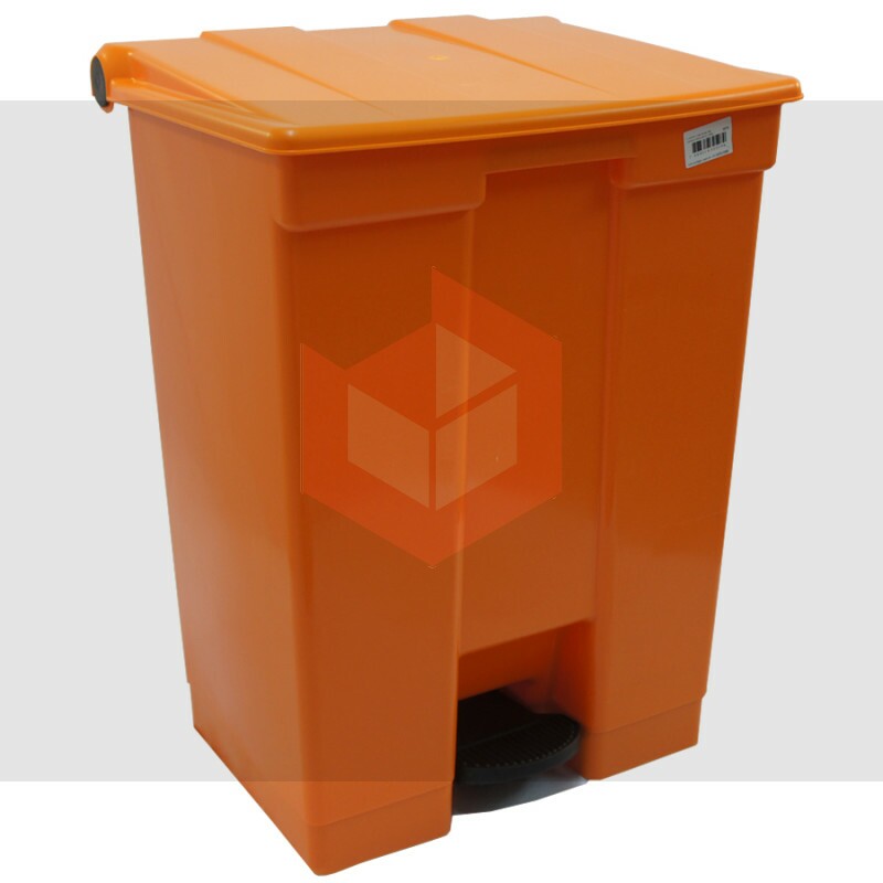 Lixeira com Pedal 60l Laranja Bralimpia Cp6SLJ | Concorde