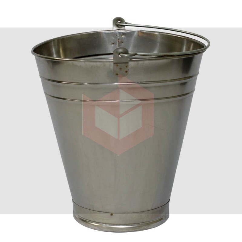 Balde Inox Graduado 10L Metalosa - Alta Durabilidade