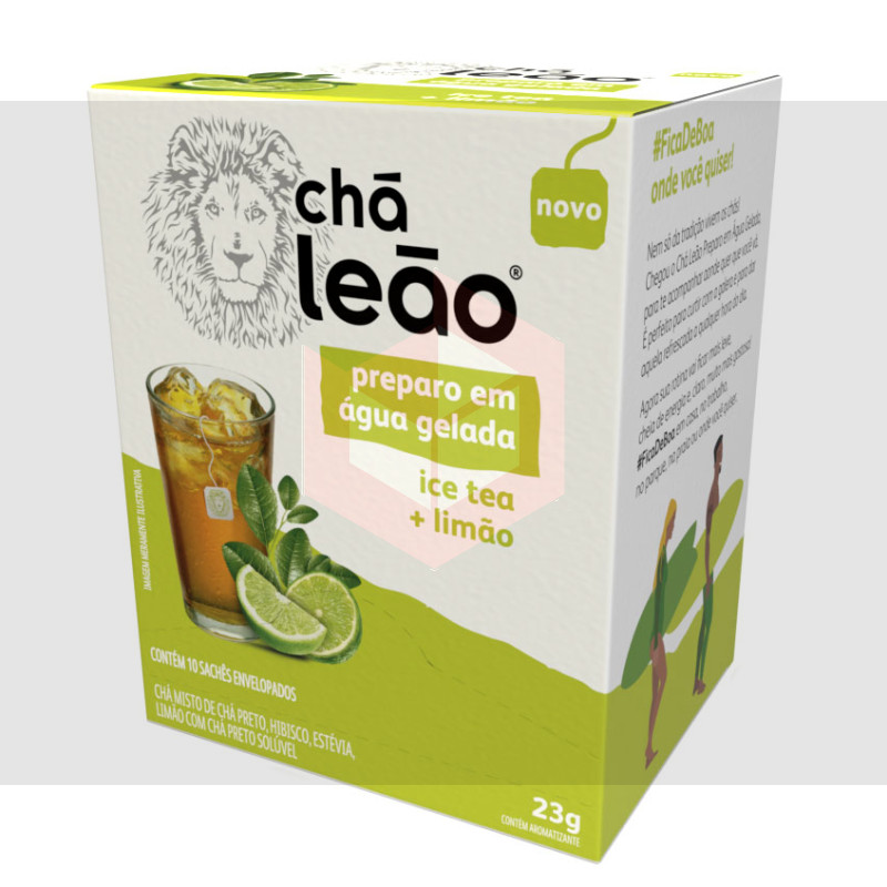 Chá Gelado Ice Tea Limao Leao 10x2.3g | Concorde