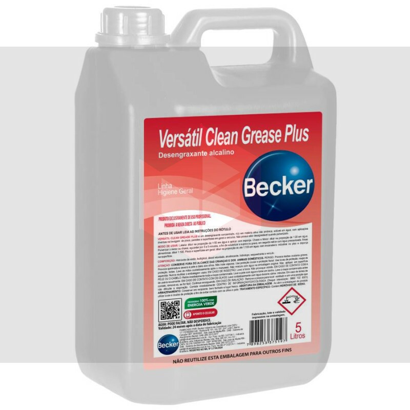 Desengraxante Alcalino Versatil Clean Grease Plus 5L