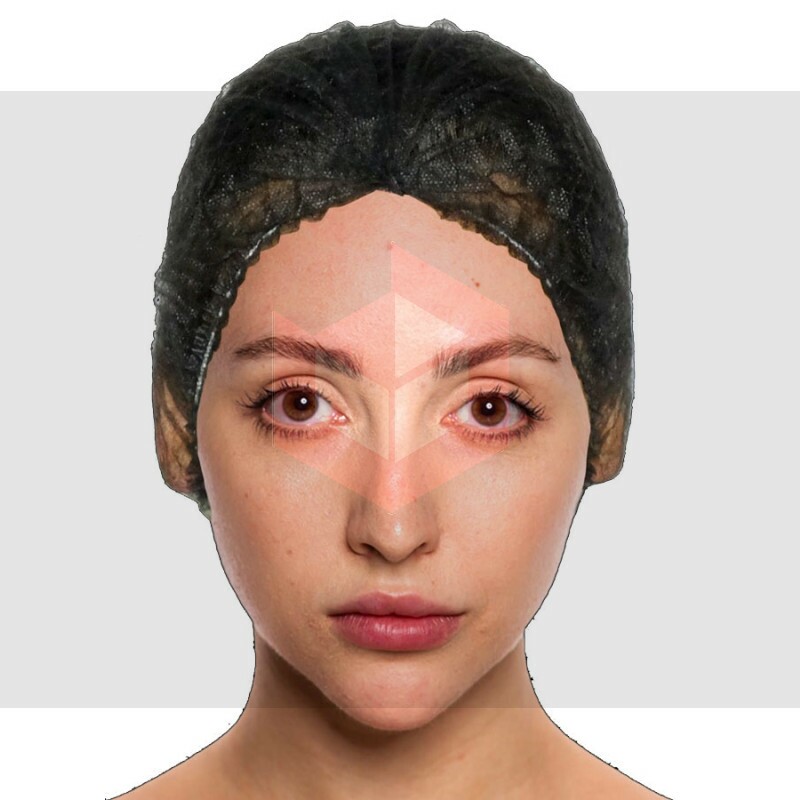 Touca descartavel tnt preta Vabene c/100un R6748 | Concorde