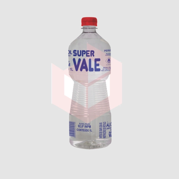 Álcool Líquido 9.8 Supervale Caixa com 12x1L | Concorde