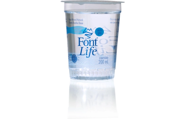 Água Mineral Em Copo Sem Gás Font Life 48x200ml