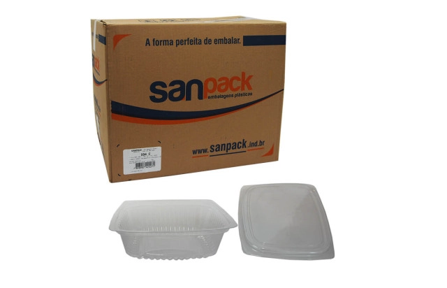 Embalagem Sanpack S-94C capacidade 1000ml c/200un