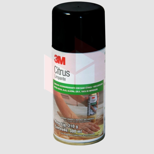 Limpador citrus 3M spray lata 300ml/210g