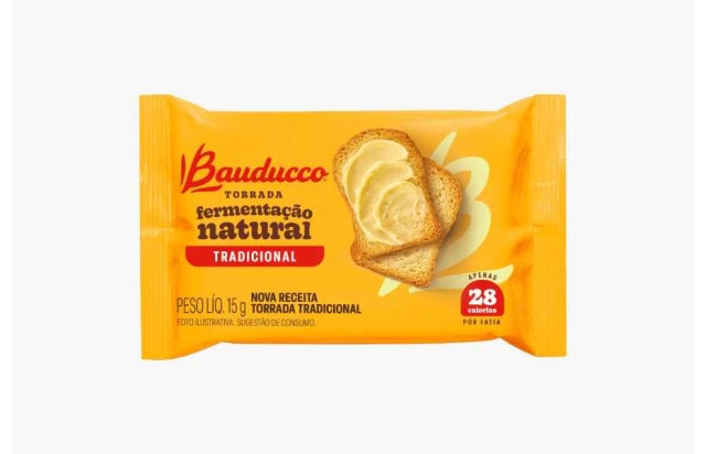 Torrada tradicional sachê Bauducco 126x15g 9322
