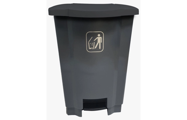 Lixeira com pedal 50l cinza Nycol