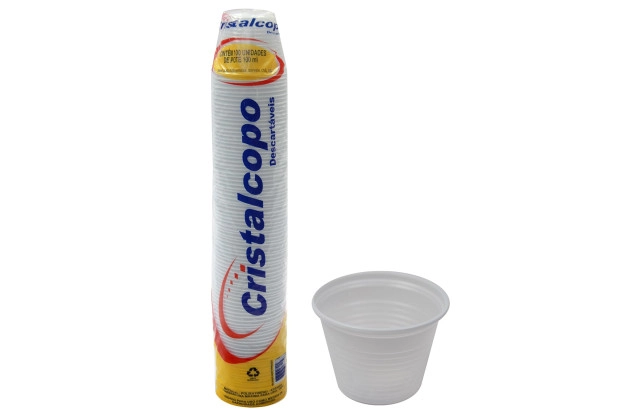 Pote Cristalcopo PS Banco 100ml c/100un | Concorde