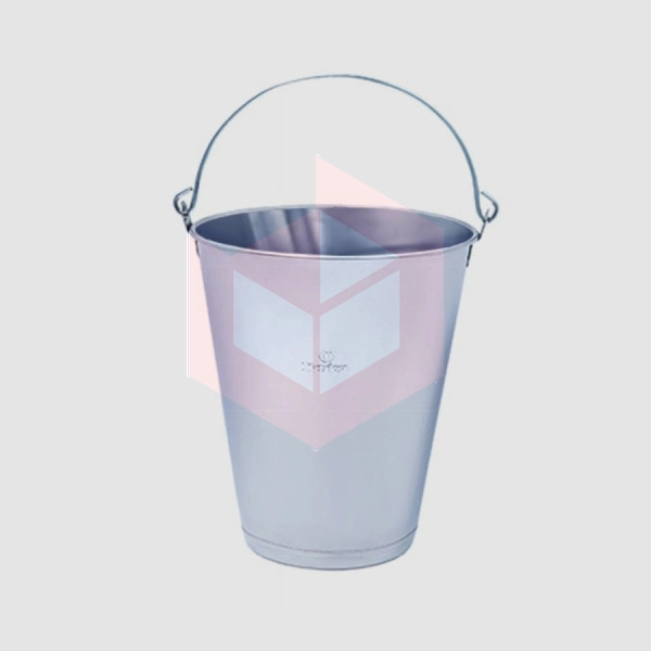 Balde graduado aço inox redondo Metalosa 20l 1056